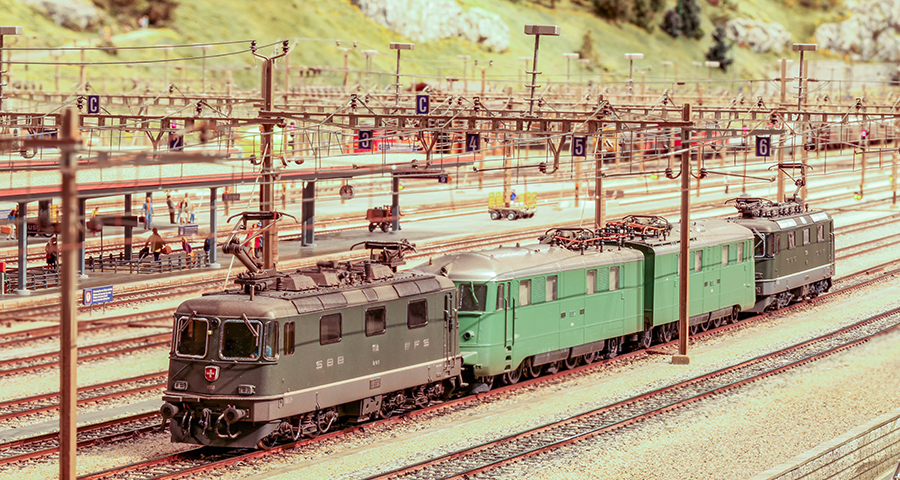 Zug des Monats Juli auf dem Kaeserberg – Modellbahn Schweiz